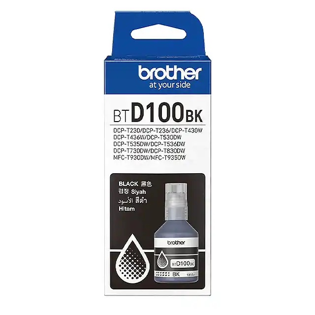 Brother Tinta Ink Bottle BT-D100 | Brother | Harga Rp 100.000 | Plaza IT